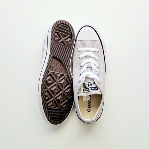 Converse | Shoes | Converse Ctas Ox Violet Ash Grey White Black Low Top ...